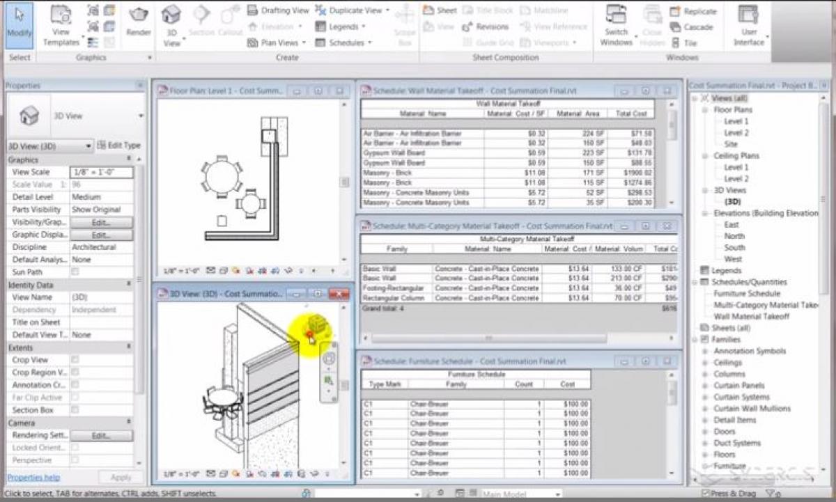 Using Revit for Cost Summation | TD SYNNEX Public Sector